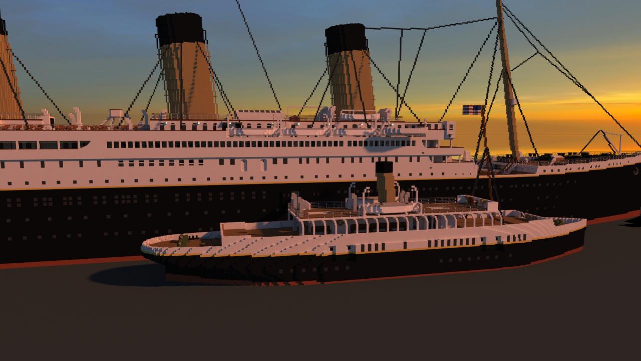 Nomadic (Titanic tender) Minecraft Map