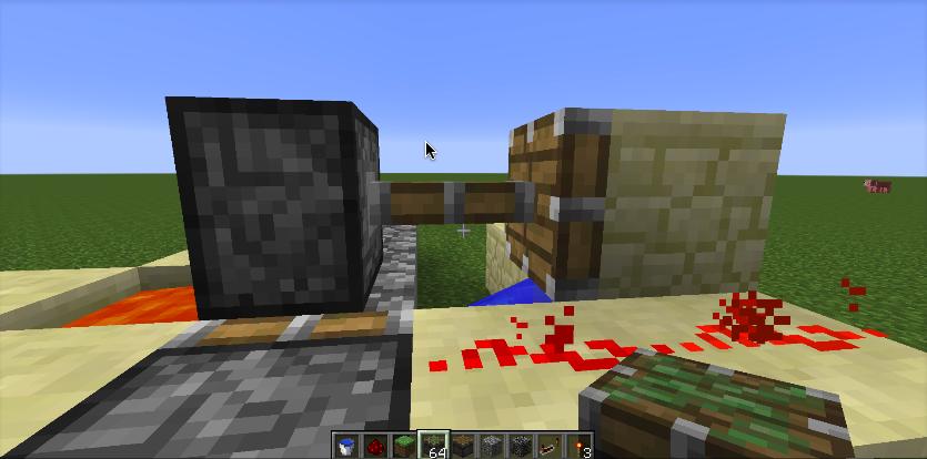 semi-auto cobble generator Minecraft Map