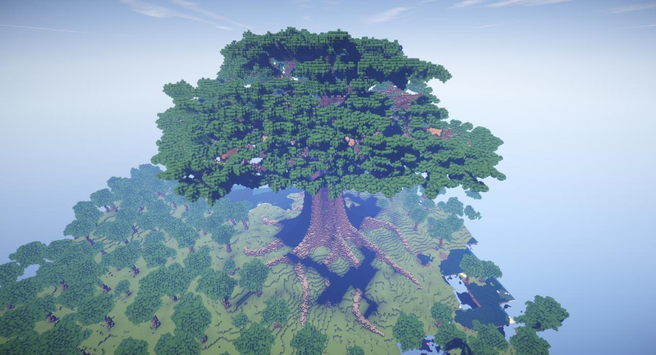 Mother of trees | Town included Minecraft Map
