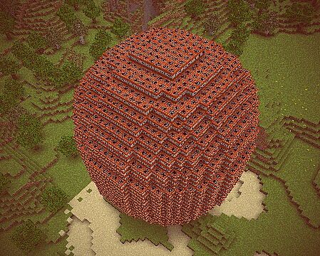 821 Block TNT Ball MCPE 8.0+ Minecraft Map