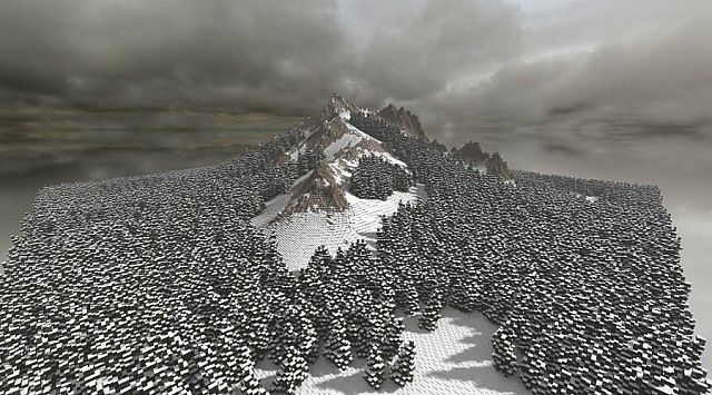 Snowy Peaks [WorldMachine Series] Minecraft Map