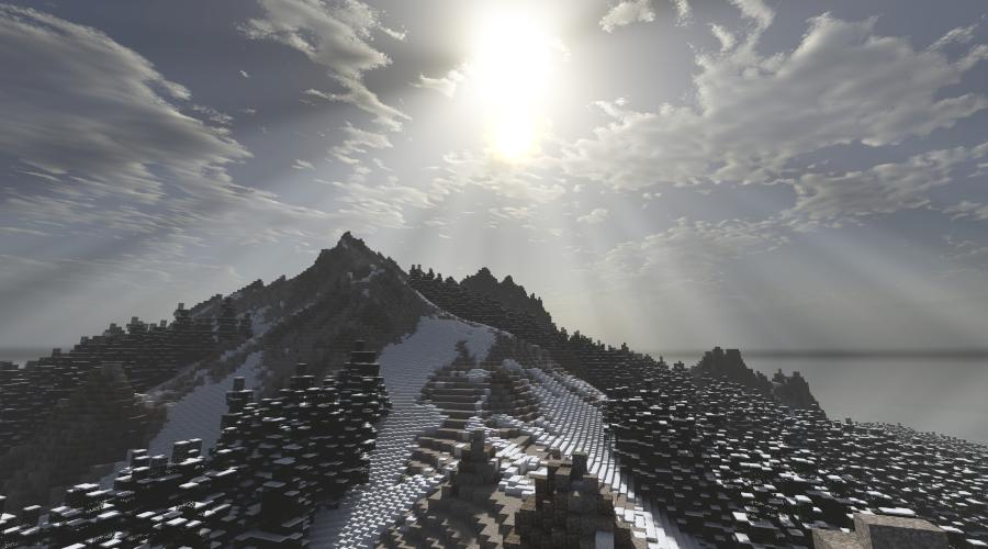 Snowy Peaks [WorldMachine Series] Minecraft Map