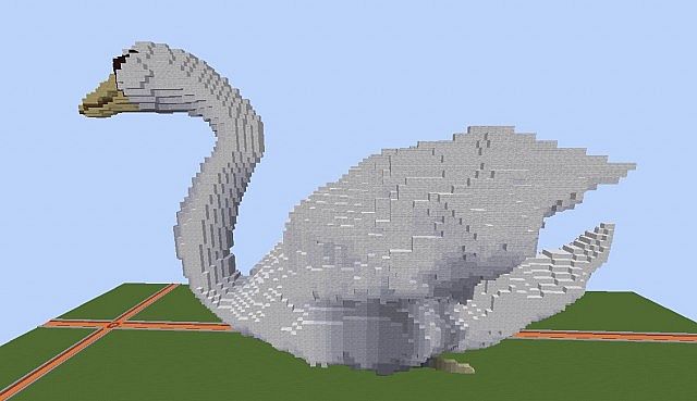 White swan (organic) Minecraft Map