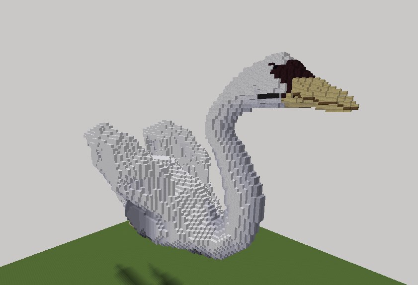White swan (organic) Minecraft Map