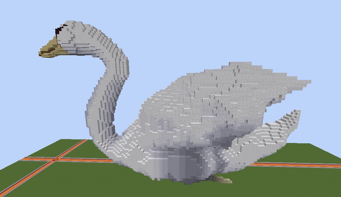 White swan (organic) Minecraft Map