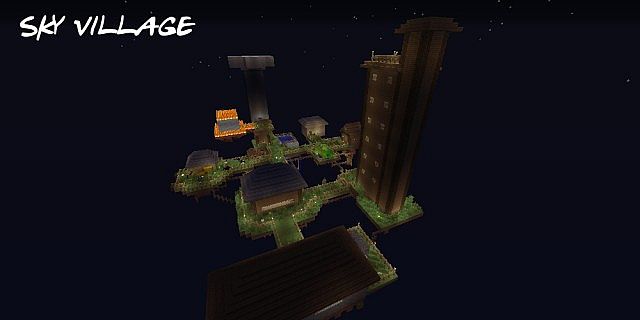 Sky Village Minecraft Map