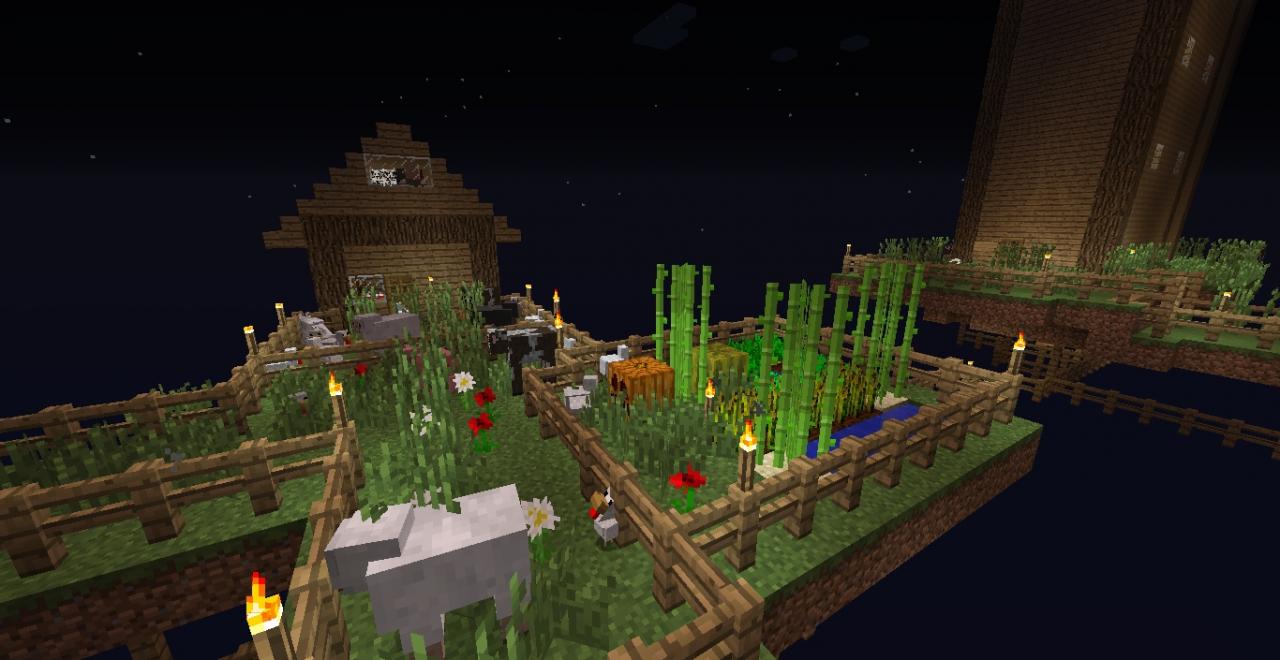 Sky Village Minecraft Map