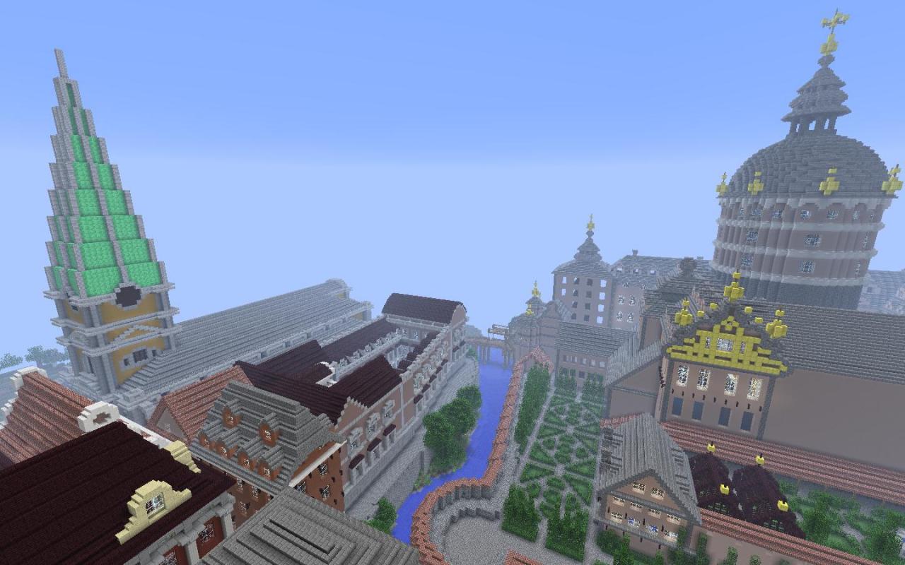 Strandborg - Baroque Swedish Town Minecraft Map