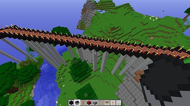 Extreme (a minecraft rollercoaster) Minecraft Map
