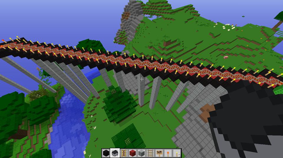 Extreme (a minecraft rollercoaster) Minecraft Map