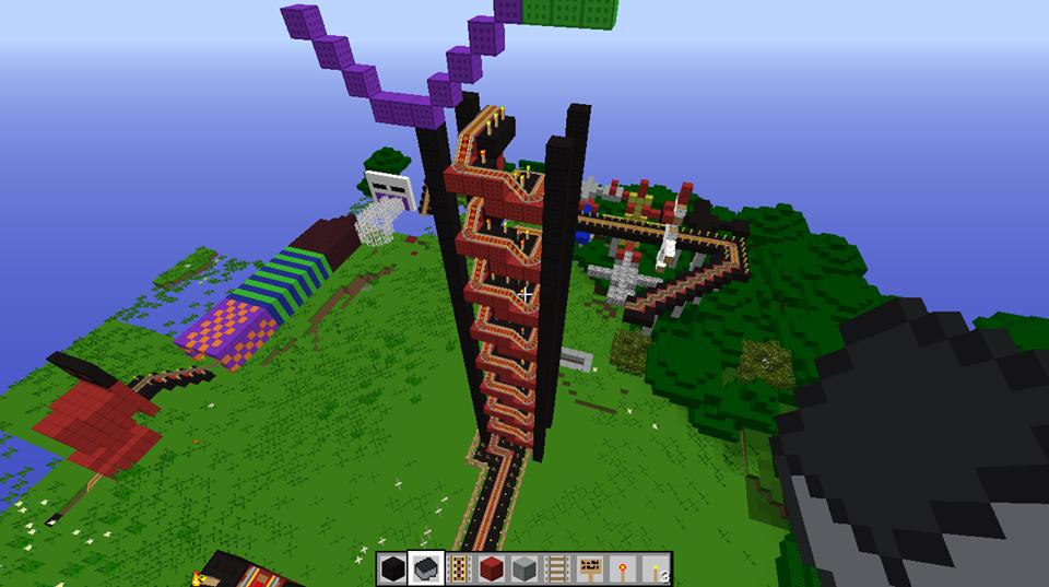 Extreme (a minecraft rollercoaster) Minecraft Map