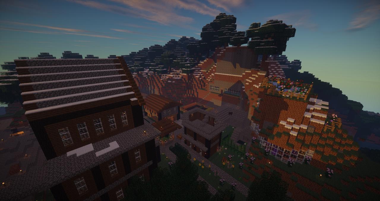 Bluhat - Minecraft Town - SCHEMATIC DOWNLOAD Minecraft Map