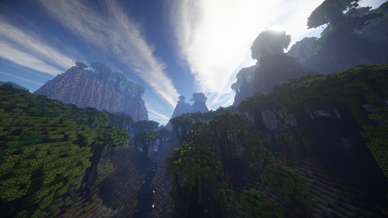 [Realistic terrain] Jungle Island Minecraft Map