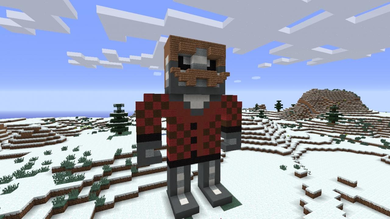 Statue of my minecraft skin Minecraft Map