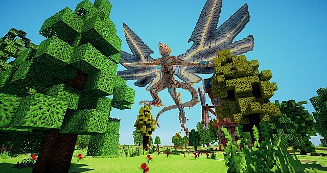 Fighting Dragon + Download Minecraft Map