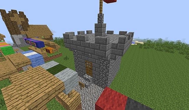 BIP Plains Village display world save. Minecraft Map