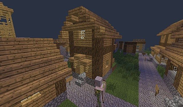 BIP Plains Village display world save. Minecraft Map
