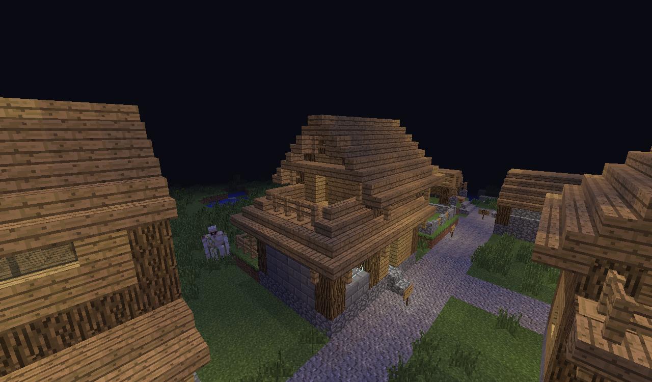 BIP Plains Village display world save. Minecraft Map
