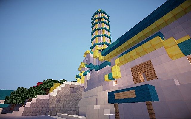 Air Temple Island Minecraft Map