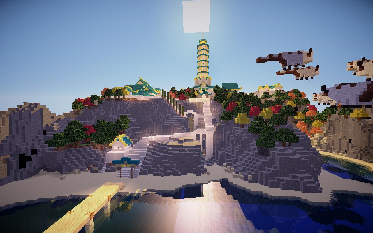 Air Temple Island Minecraft Map