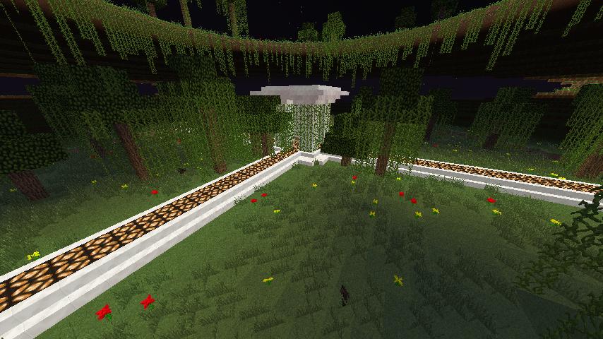 simple server spawn Minecraft Map