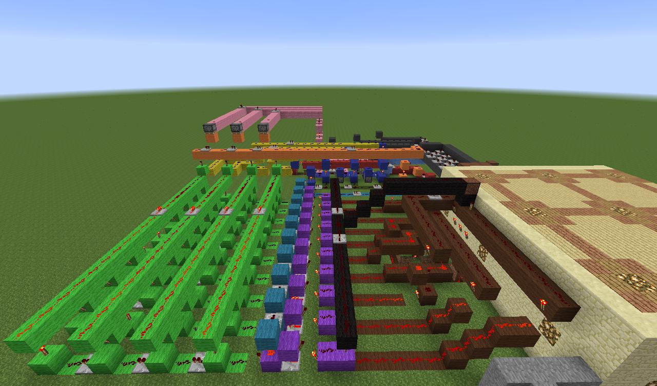 Most Secure Redstone Combo Lock Minecraft Map