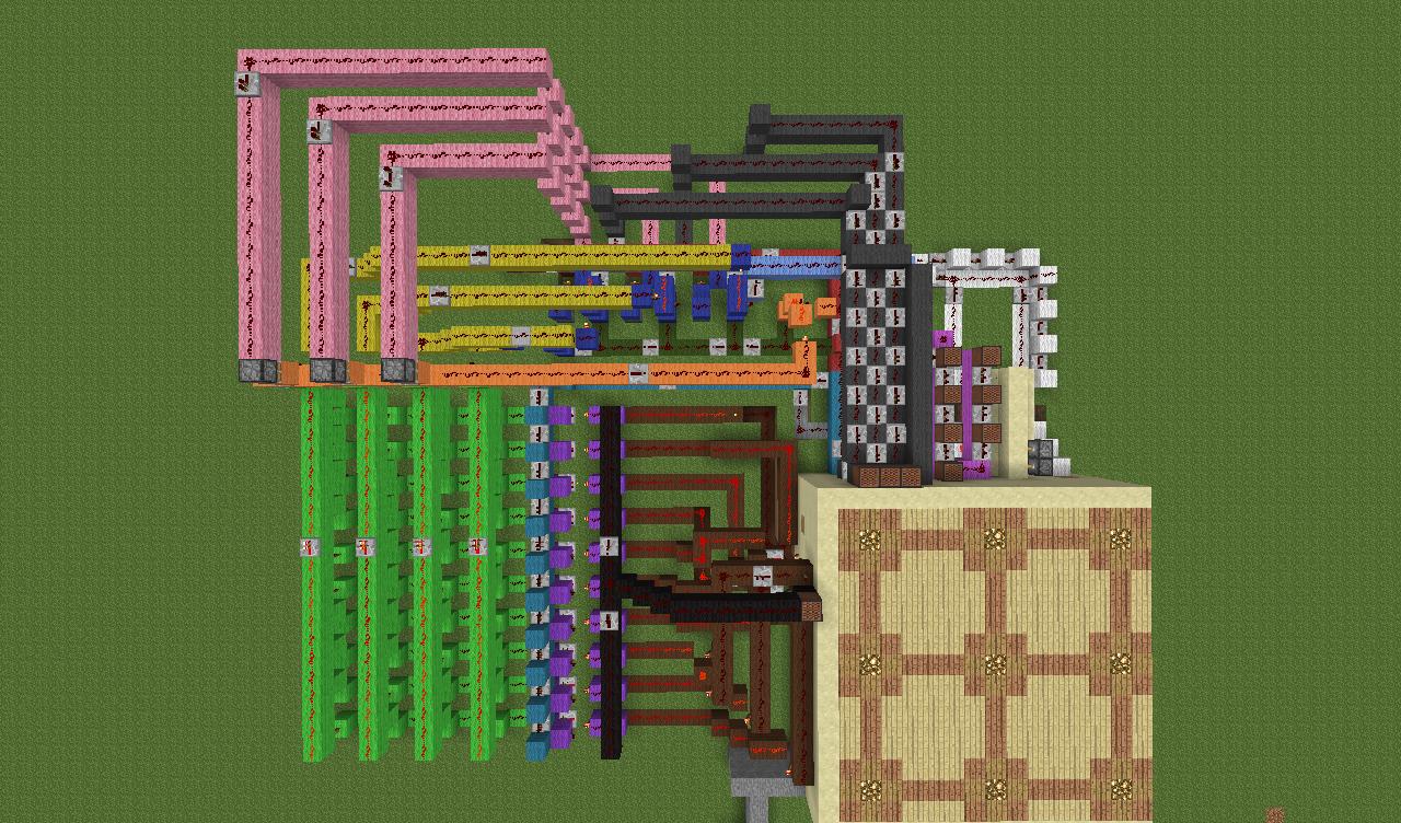 Most Secure Redstone Combo Lock Minecraft Map