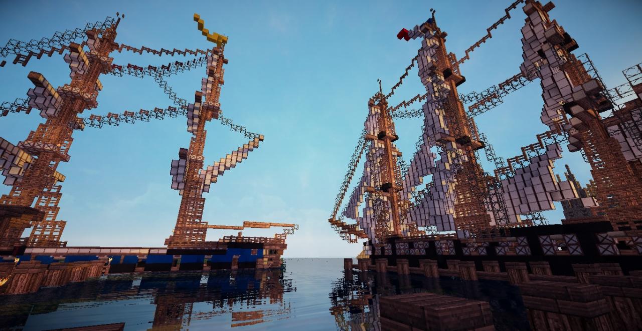 Medieval Port Town - Mega Project Minecraft Map