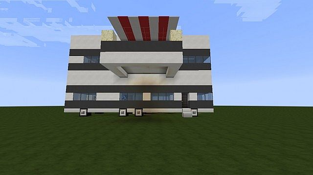 Modern House + RV Minecraft Map