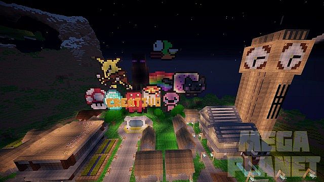 Hub | MEGA Planet | Lobby Minecraft Map