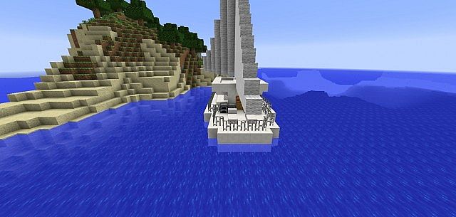 Small Sail Boat Minecraft Map