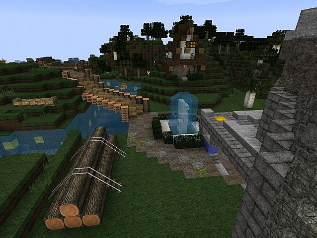 Irish Old Village Minecraft Map