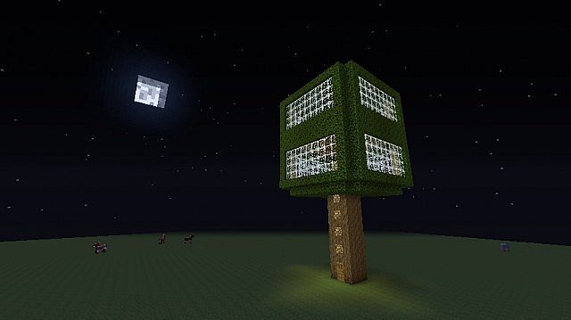 HUGE TREE HOUSE! Minecraft Map