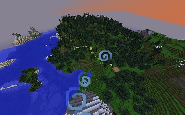 speed run Minecraft Map