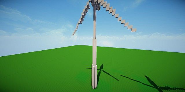 Modern Eco Village | Wind Turbines Minecraft Map