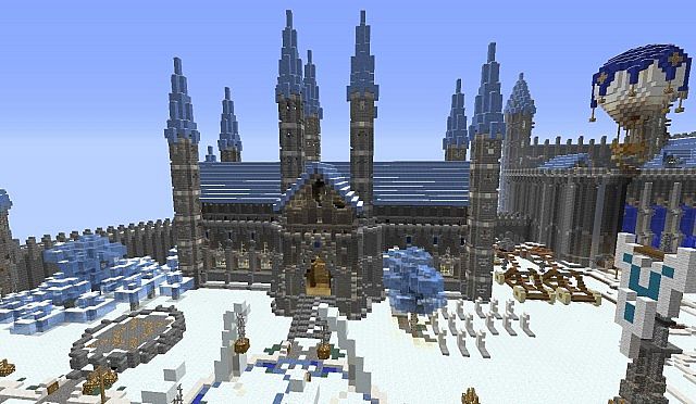 Snow Castle Spawn Minecraft Map