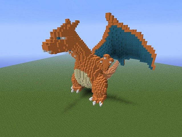 3D Charizard Minecraft Map