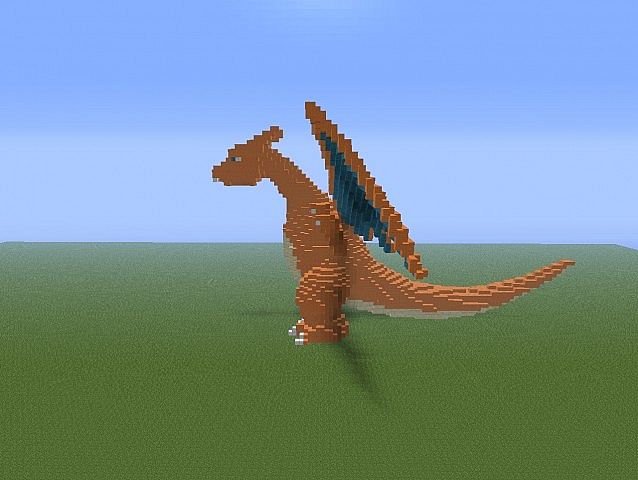 3D Charizard Minecraft Map