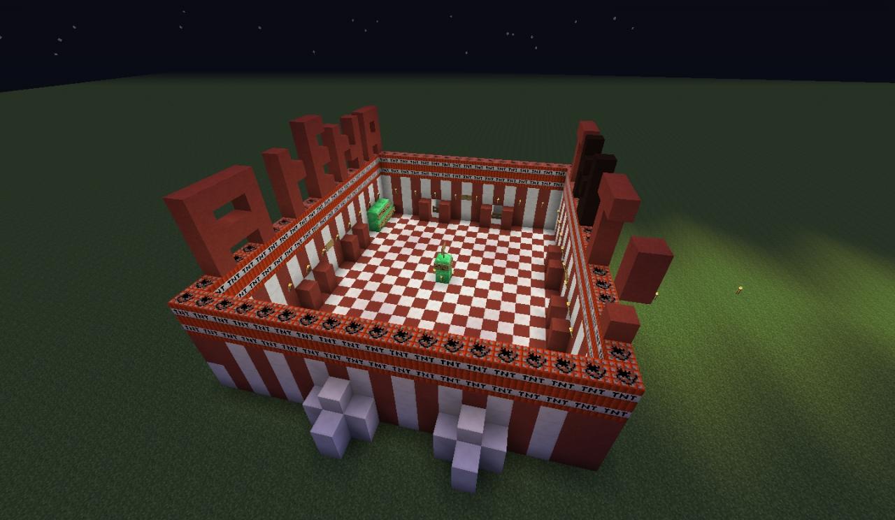 TNT Battle Mesa Arena PVP Minecraft Map