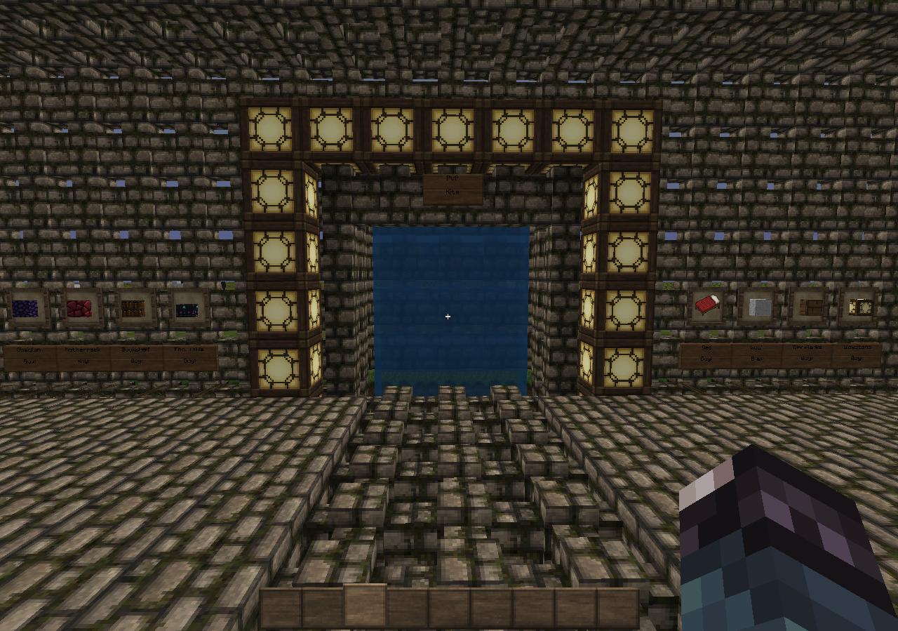 Server Spawn / Portal Hub Minecraft Map