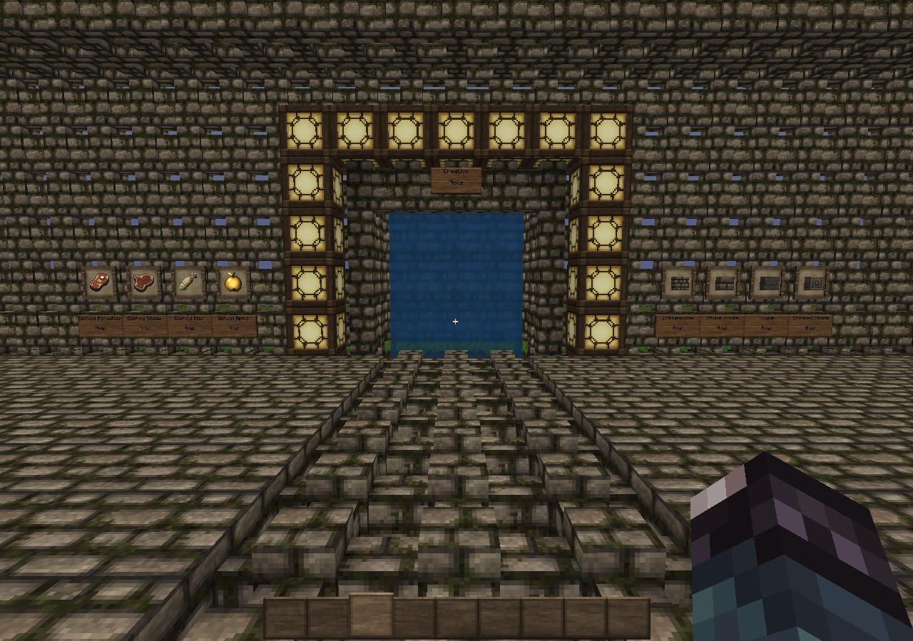 Server Spawn / Portal Hub Minecraft Map