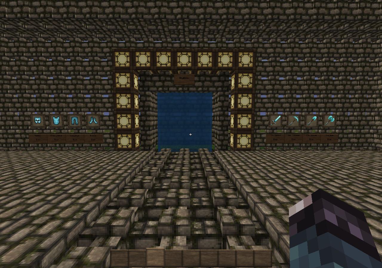 Server Spawn / Portal Hub Minecraft Map