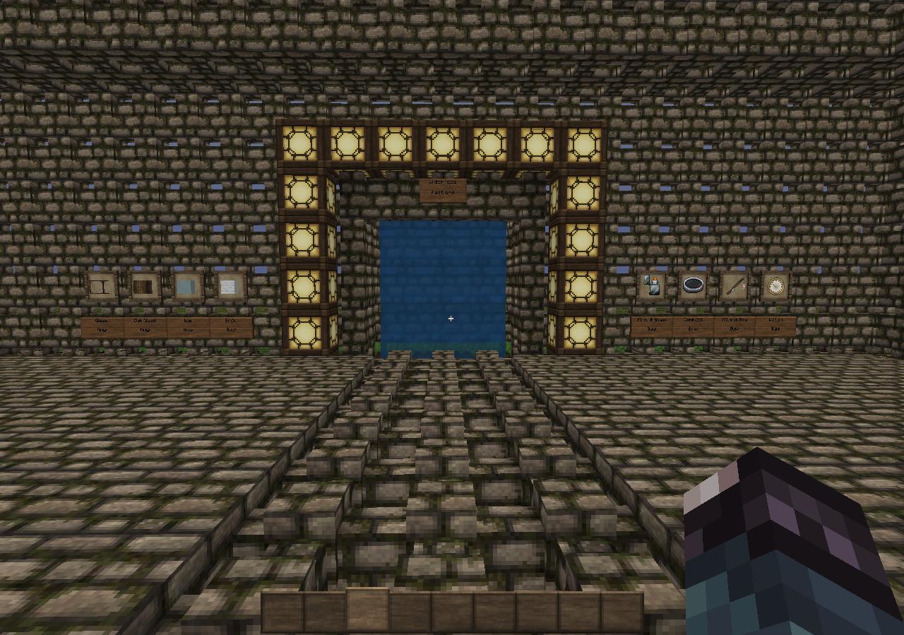 Server Spawn / Portal Hub Minecraft Map