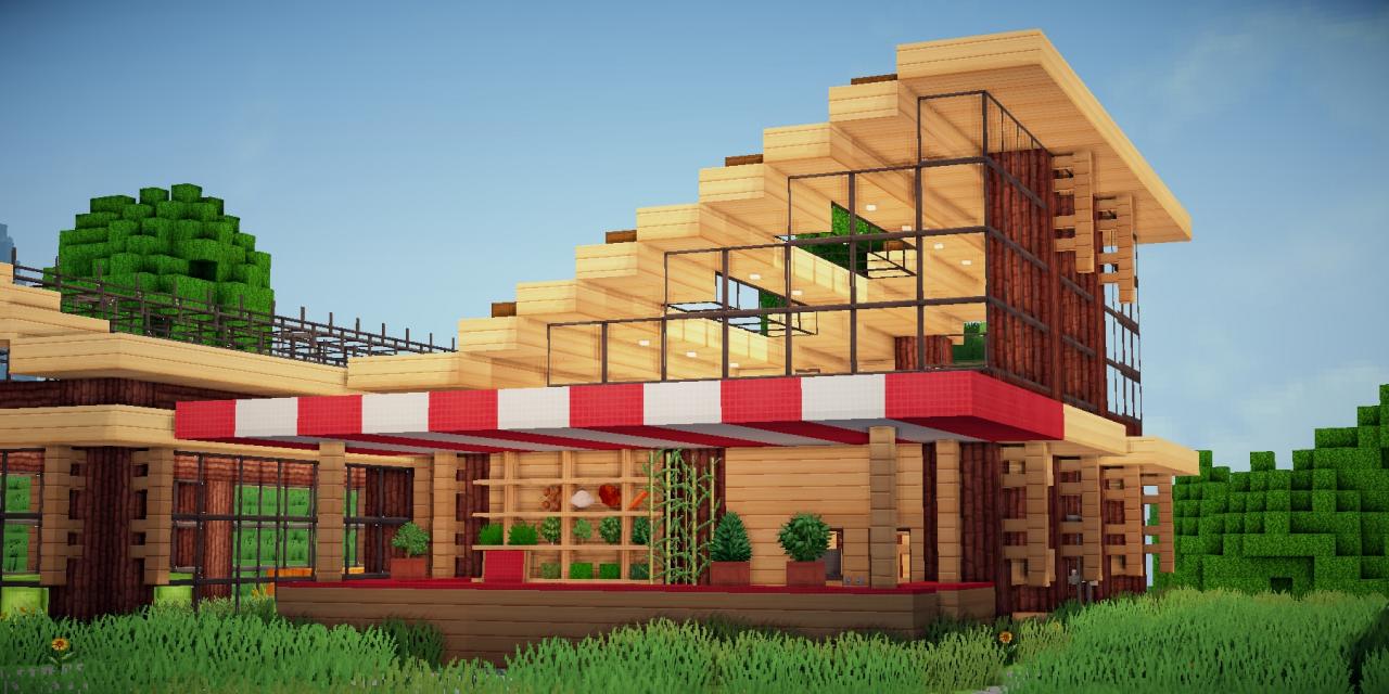 Modern Eco Village | Store 3 (Agriculture Store) Minecraft Map