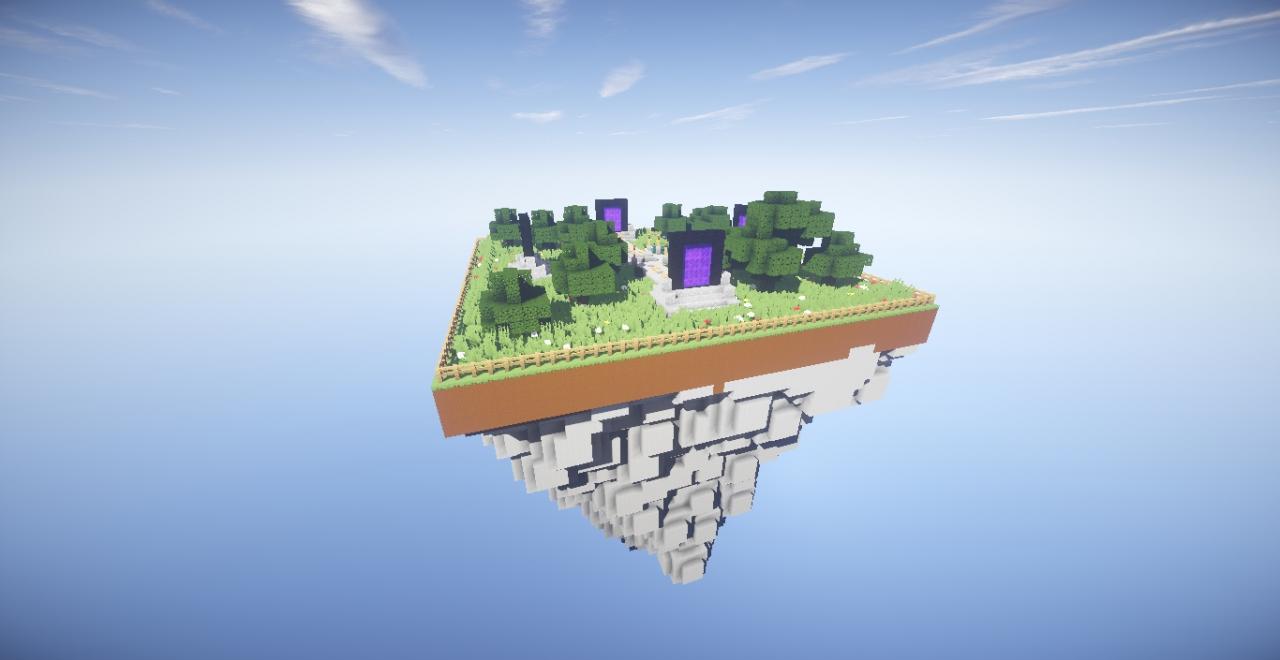 Floating Server Spawn / Hub Minecraft Map