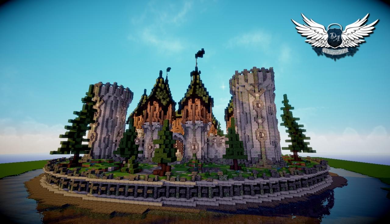 Simple medieval spawn ( faction ) Minecraft Map