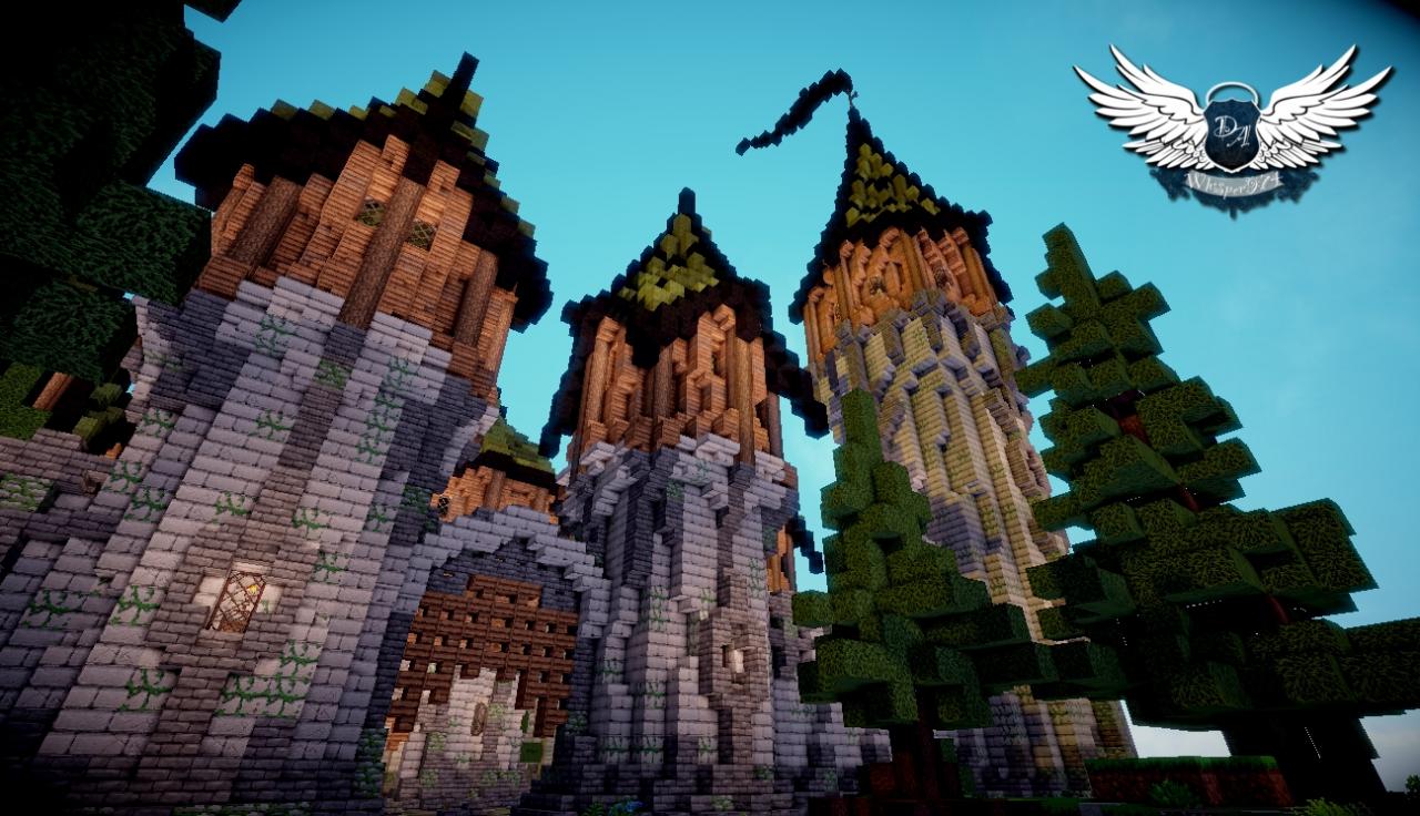 Simple medieval spawn ( faction ) Minecraft Map