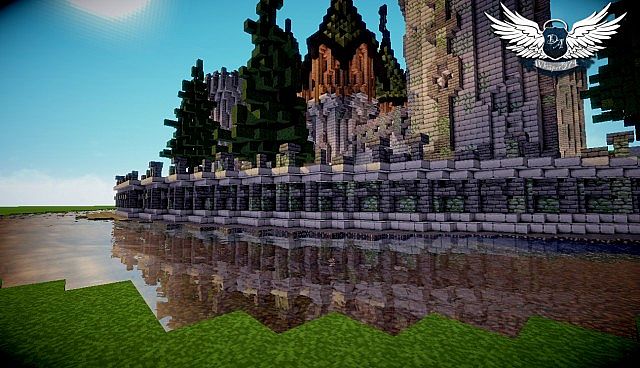Simple medieval spawn ( faction ) Minecraft Map
