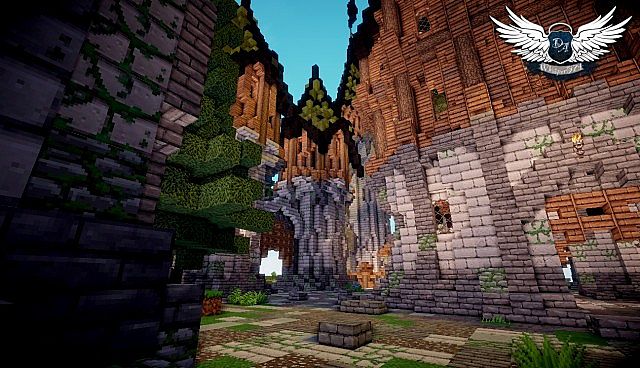 Simple medieval spawn ( faction ) Minecraft Map