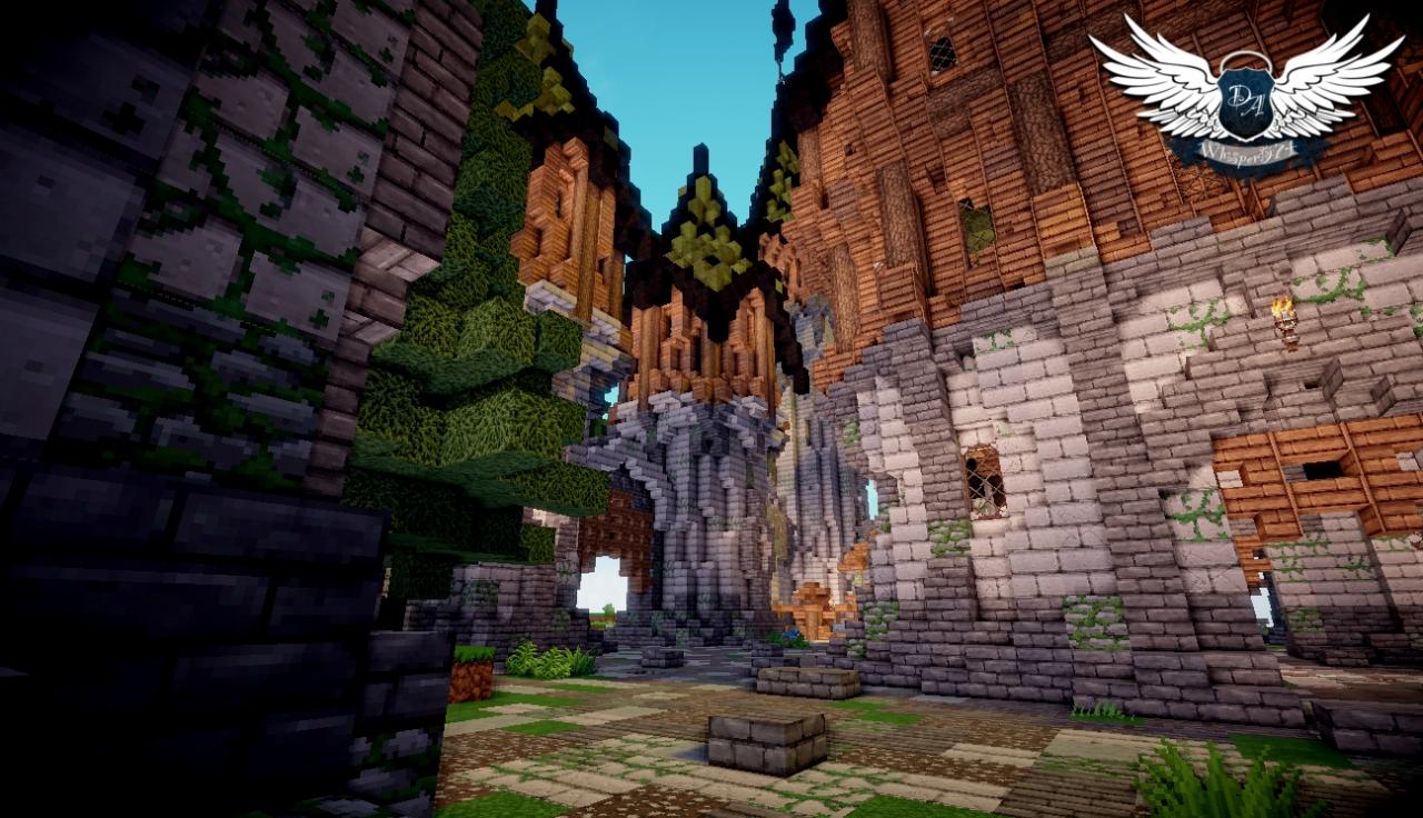 Simple medieval spawn ( faction ) Minecraft Map
